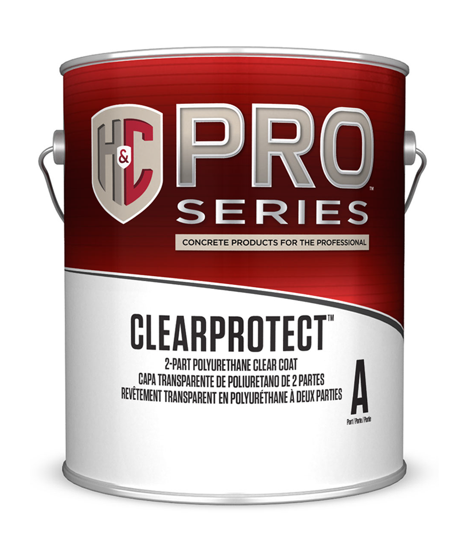 CLEARPROTECT 2 PART POLYURETHANE CLEAR COAT WATER BASED H C Concrete CLEARPROTECT 2 PART POLYURETHANE CLEAR COAT WATER BASED H C Concrete
