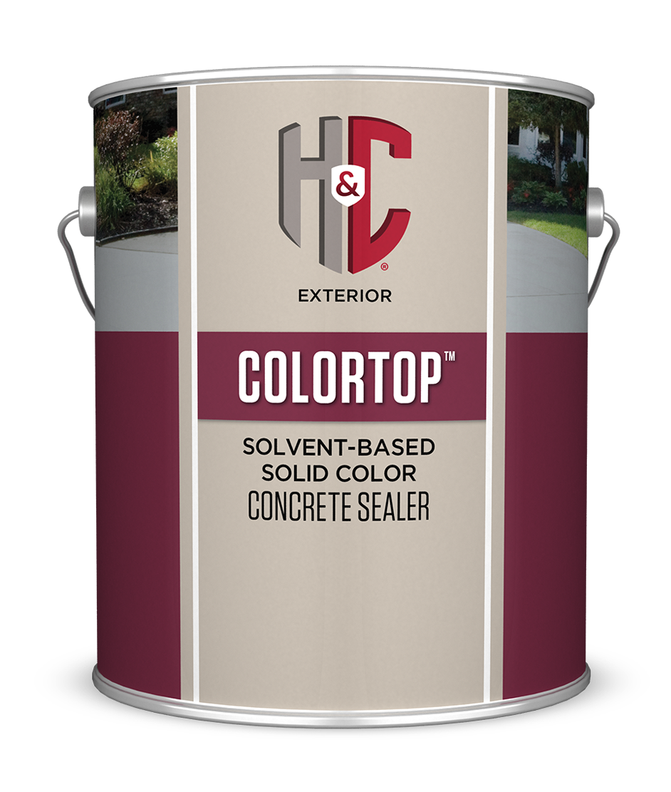 H&C® COLORTOP™ Solvent-Based Solid Color Concrete Sealer - H&C Concrete